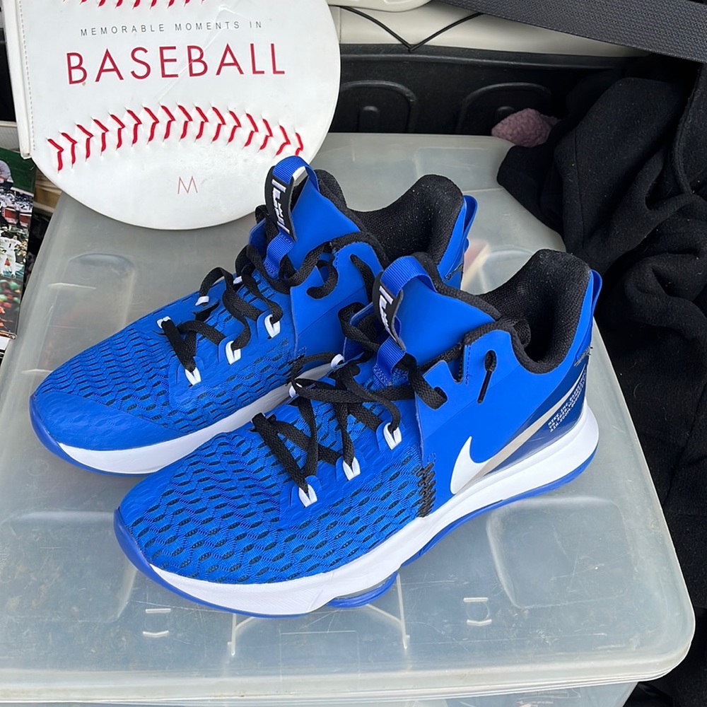 Nike Lebron Witness V 5 Game Royal Basketball Shoes - Gem